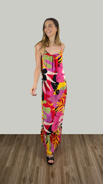 Vestido Ariel Fucsia – La Maja